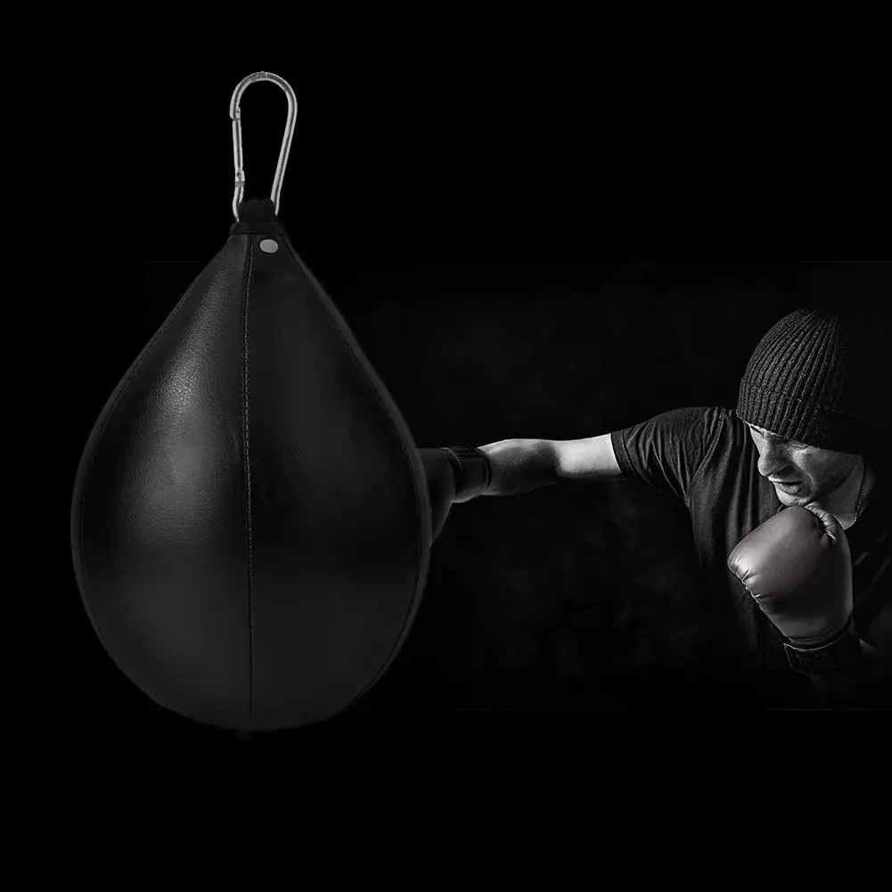 PU-Punching-Ball-Pear-Boxing-Bag-Training-Reaction-Speed-Balls-Muay ...