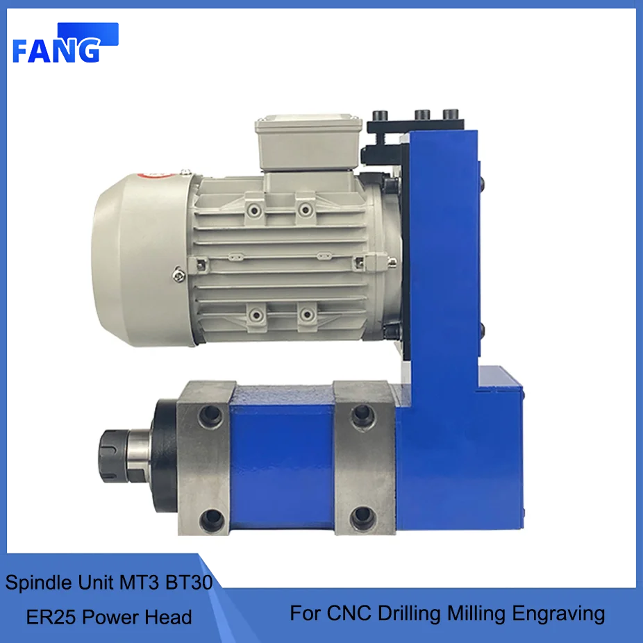 Spindle-Unit-MT3-BT30-ER25-Power-Head-with-Induction-Motor-V-belt-Drive ...