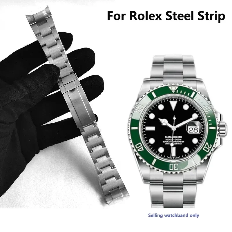Oyster Bracelet 904 Stainless Steel Watch Band for Rolex SUBMARINER ...
