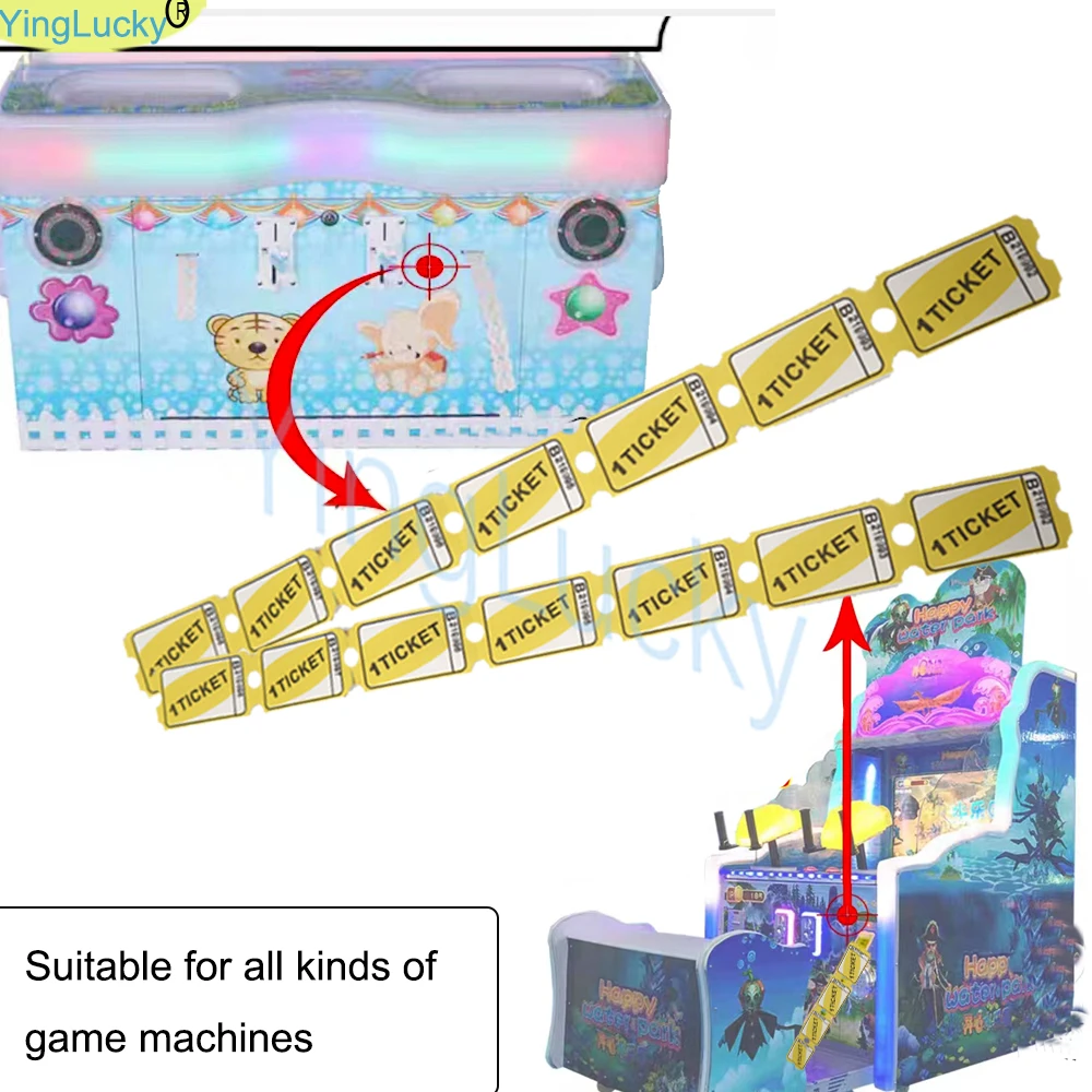 2000-pcs-lot-Arcade-Lottery-Paper-tickets-redemption-for-amusement-park ...