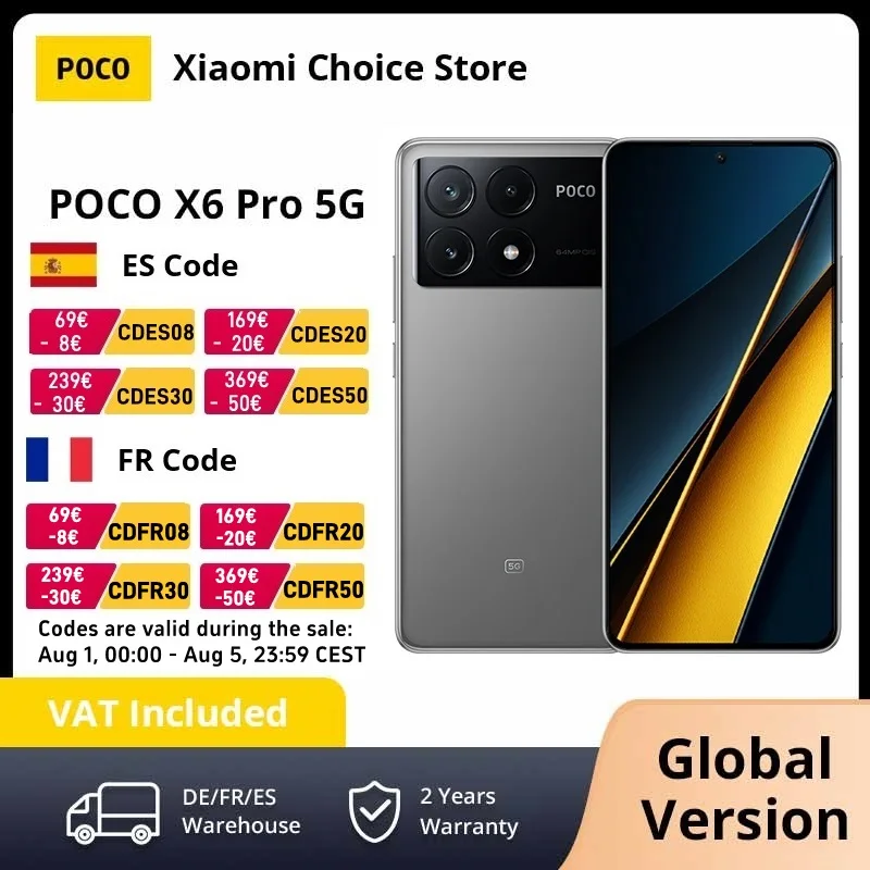 POCO-X6-Pro-5G-NFC-Global-Version-Smartphone-MTK-Dimension-8300-Ultra ...