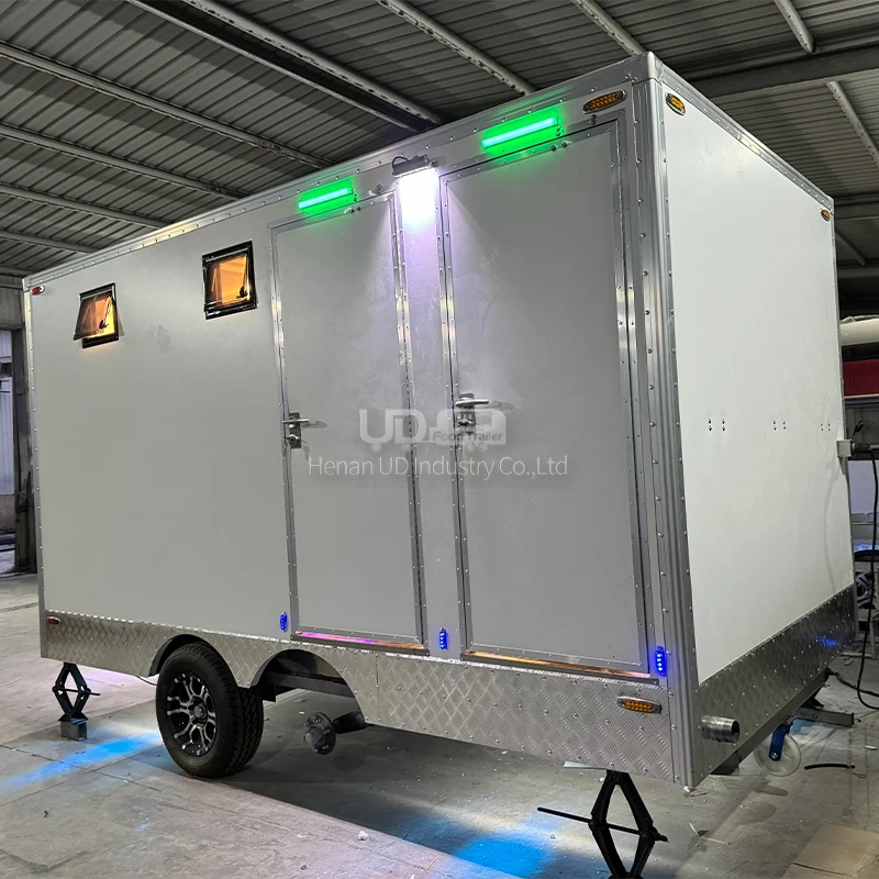2024 New Design Custom Toilet Trailer Factory Price Mobile Restroom ...