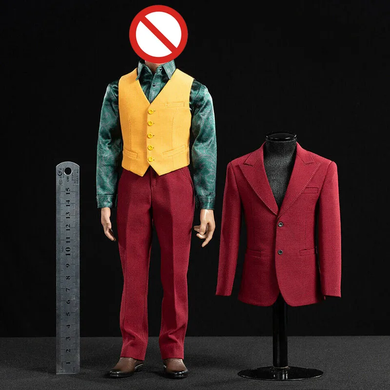 Toy-Center-CEN-M13-1-6-Comedian-Clothing-Set-Red-Suit-Yellow-Vest-Green ...