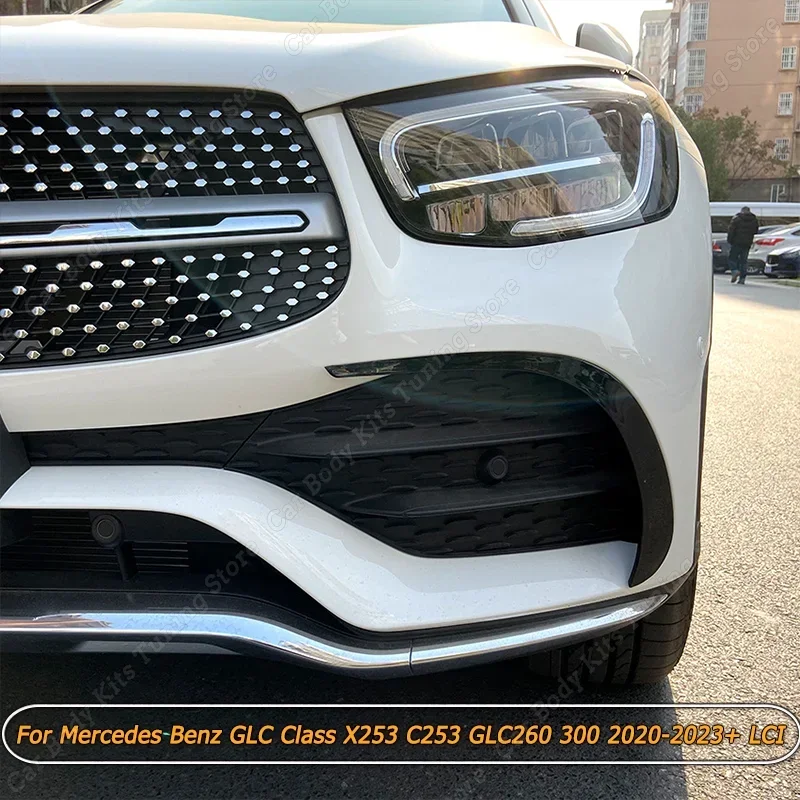 For-Mercedes-Benz-GLC-Class-X253-C253-GLC260-300-2020-2023-LCI-Front-Bumper-Spoiler-Splitter.jpg