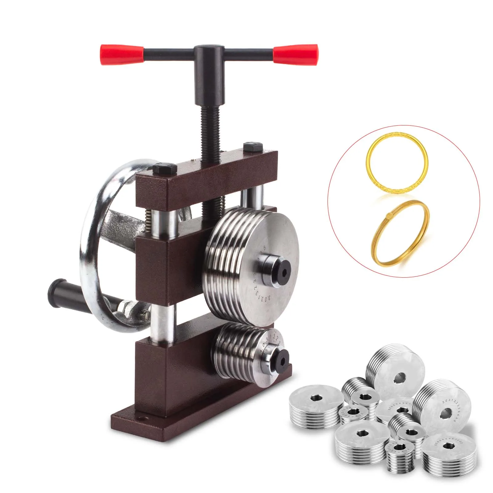 Rolling Mill Machine Sturdy Manual Hand Crank Tableting Tool Jewelry ...