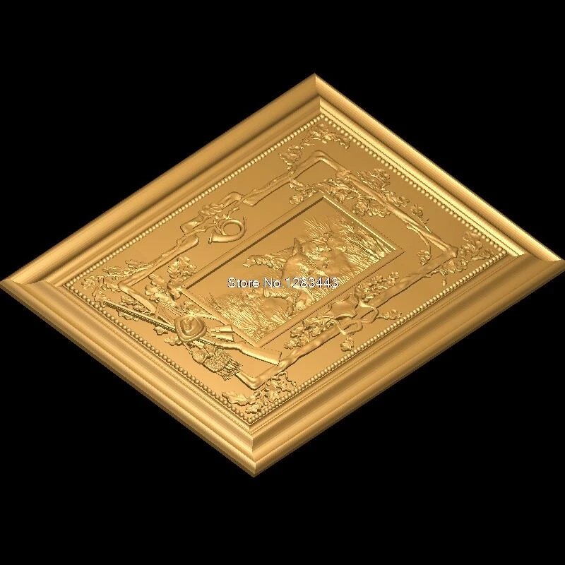 Panno-Ohota 3D Modell Megkönnyebbülési Ábra Stl Formátum A Hound ...