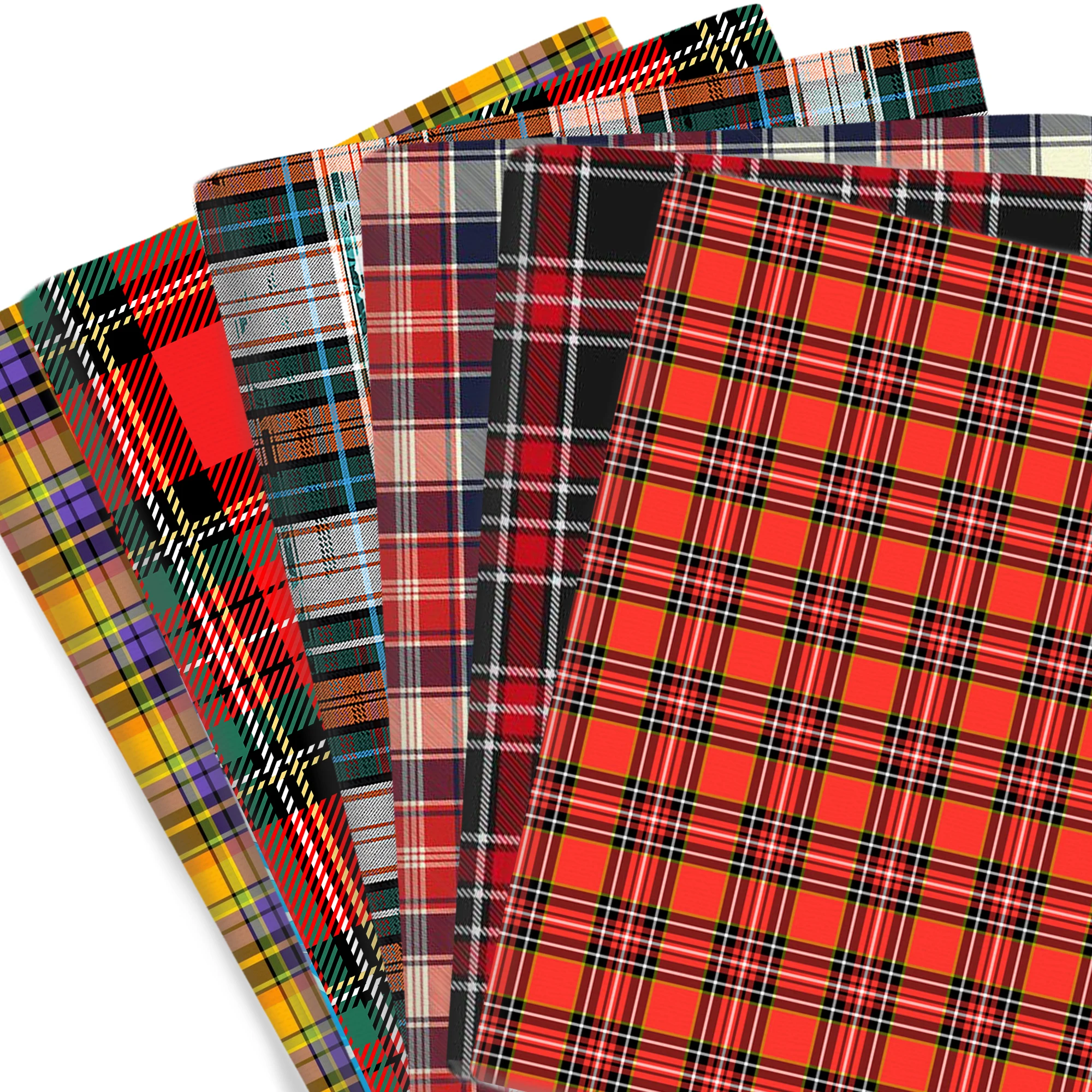 Free-Ship-50-145cm-Scottish-Checks-Printed-Polyester-Cotton-Fabric-For ...