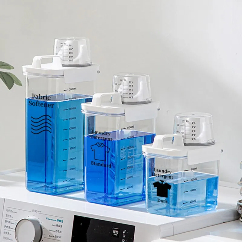 Airtight-Laundry-Detergent-Powder-Storage-Box-Washing-Powder-Container ...