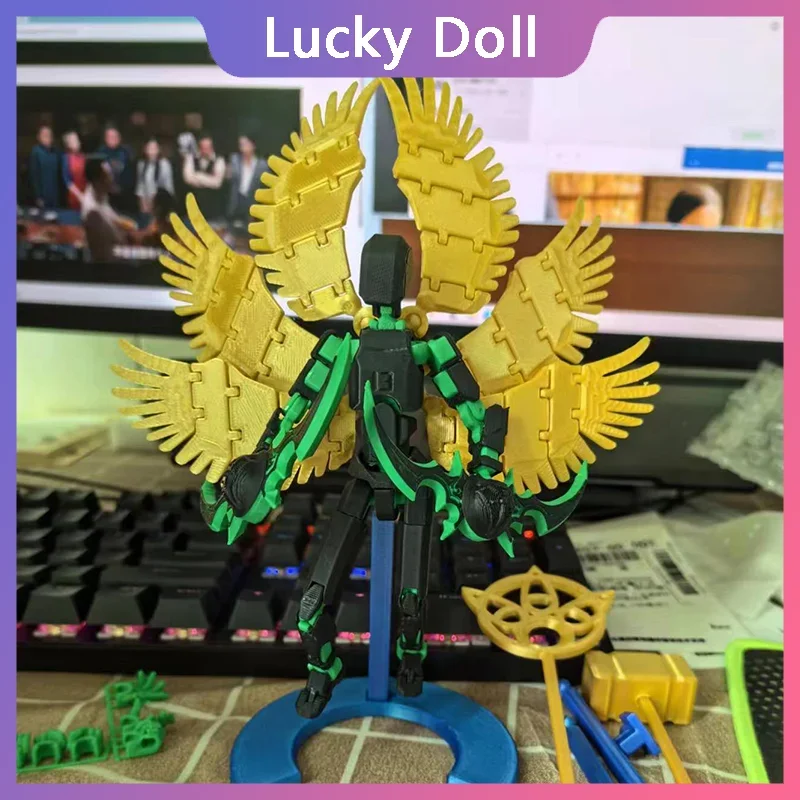 Lucky-Doll-13-Joint-Multi-jointed-Movable-Shapeshift-Robot-3D-Printed ...
