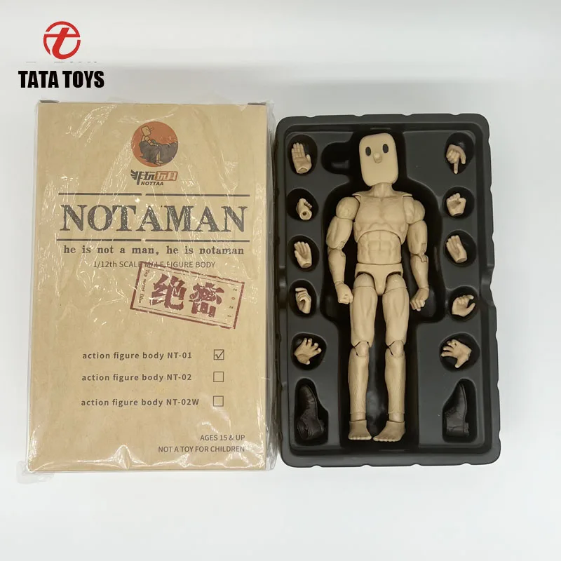 Notaman-figura de acción artística para dibujar, juguete articulado a ...