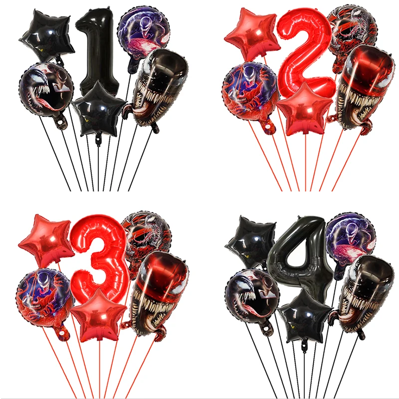 Marvel Avengers Venom Series Alumínio Film Balão, Superhero Birthday ...