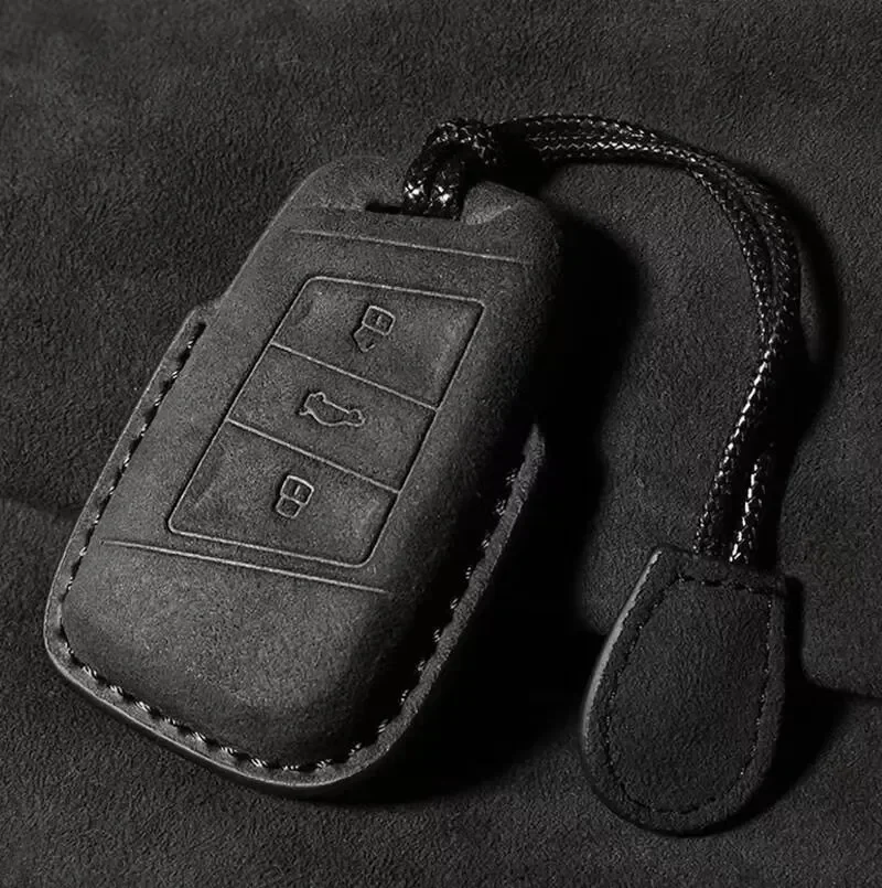 Leather-Car-Key-Case-Cover-for-VW-Volkswagen-Passat-B8-Magotan-for ...