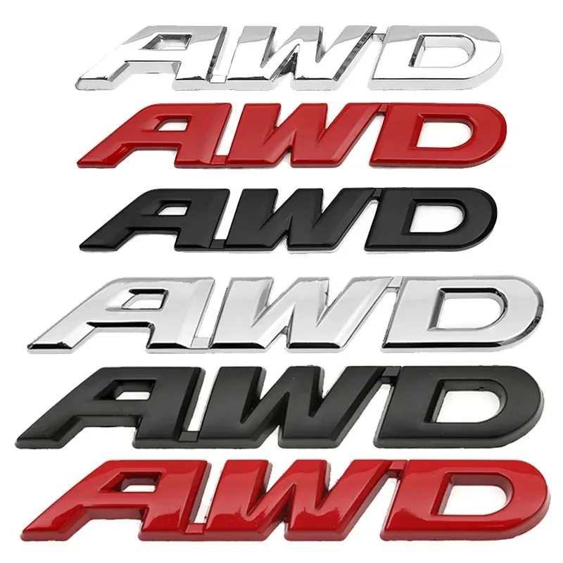 3D Metal AWD Logo Emblem Sticker 4WD Badge Decal Logo For VW Toyota ...