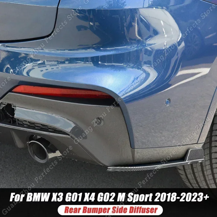 For-BMW-X3-G01-X4-G02-M-Sport-2018-2023-Car-Rear-Bumper-Lip-Spoiler ...