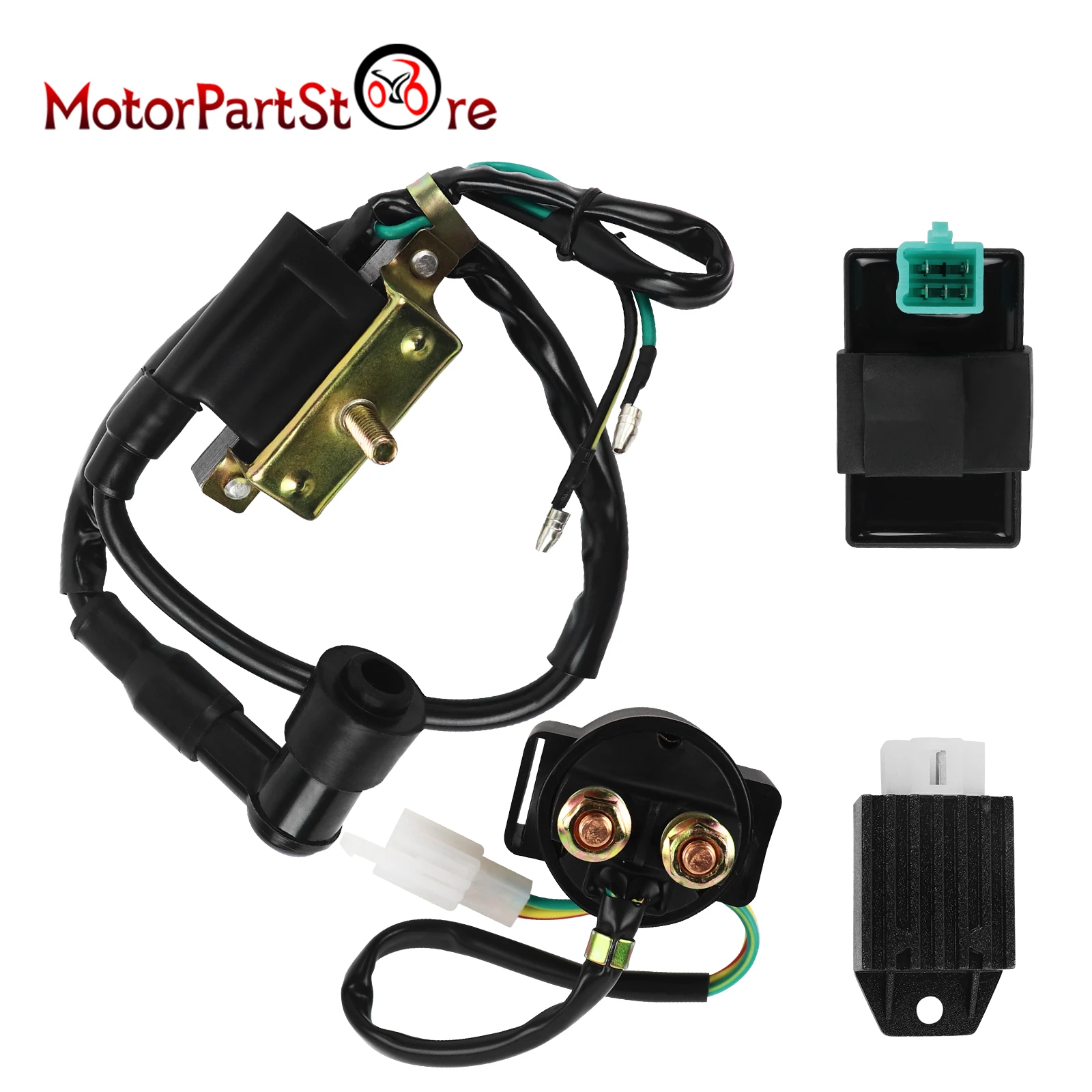 125cc Atv Ignition Coil | Ignition Kit Atv 125cc | Cdi Motorcycle 125cc ...