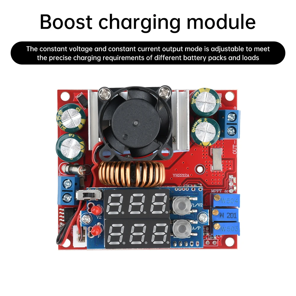 MPPT Constant Voltage And Constant Current Boost Charging Module 15A ...