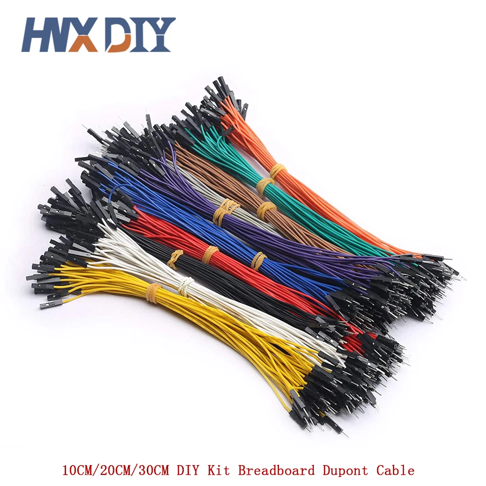 50 stücke 10CM/20CM/30CM DIY Kit Breadboard Dupont Kabel Für Arduino 2 ...