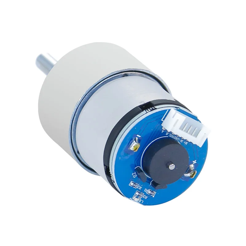 12V-520-High-Torque-All-Metal-Gear-DC-Motor-with-Encoder-205RPM-333RPM ...