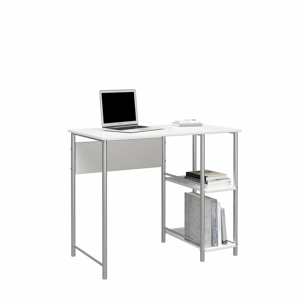 Metal Student Computer Desk, Gaming Desk Computer Desk Bedroom Monitor ...