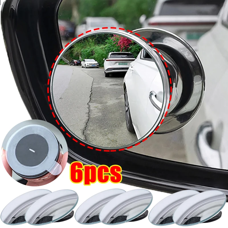 1-6pcs-Car-Blind-Spot-Rear-View-Mirror-Wide-Adjustable-Small-Round ...