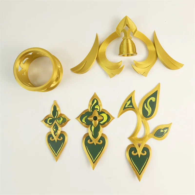 1 Set Genshin Impact Nahida Cosplay Headwear Bracelet Costume Waist ...