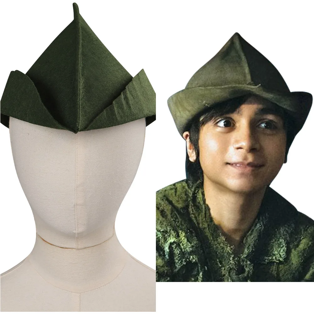 Boy Peter Pan Wendy Peter Pan Cosplay Hat Cap For Kids Children ...
