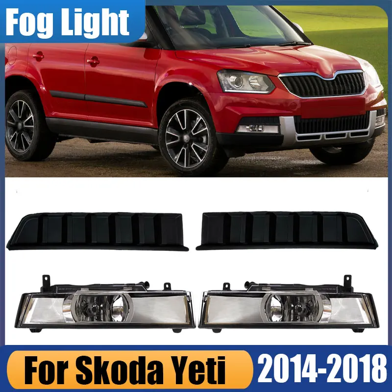For Skoda Yeti 2014 2015 2016 2017 2018 Auto Fog Light Daytime Running ...
