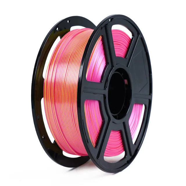 Flashforge New Dual Color Two-tone PLA+ Filament Silk Quantum Rainbow ...