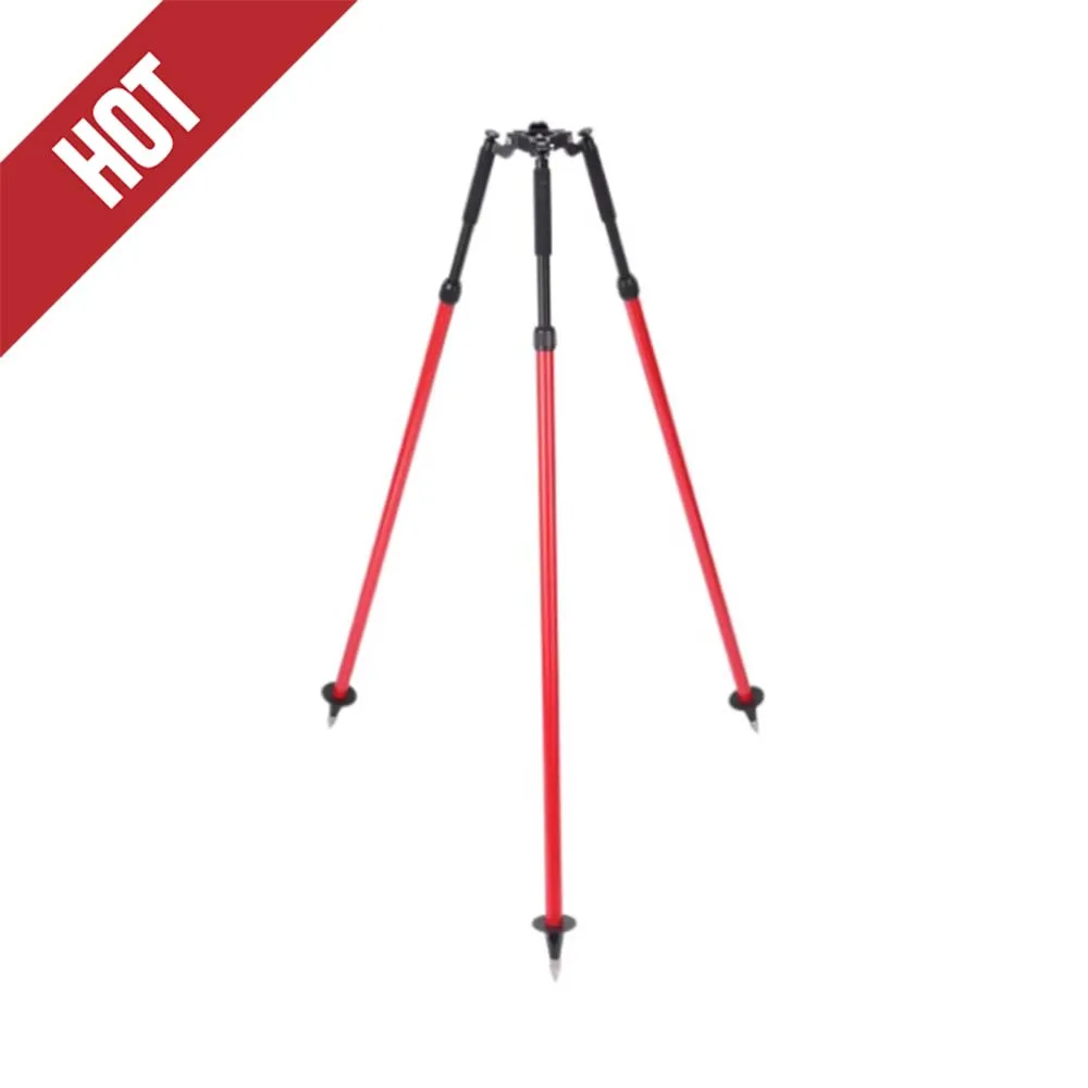 CLS33A-RD-Tripod-High-quality-Red-Prism-Pole-Aluminum-Measuring-Tripod ...