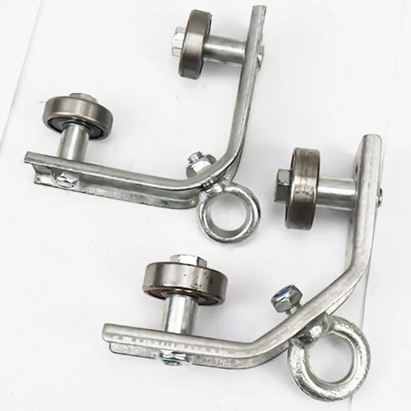 Heavy-duty-Pulley-Angle-Iron-Crane-driving-angle-iron-track-rope-pulley ...