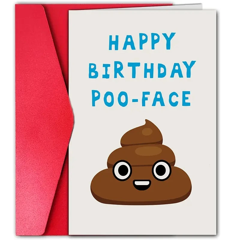 1-fun-birthday-card-featuring-a-cute-poop-image-Creative-greeting-cards ...