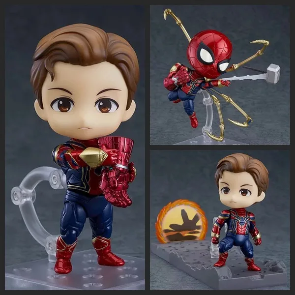 Avengers-Q-Version-Iron-Spider-Man-Action-Figure-1497-Replaceable ...