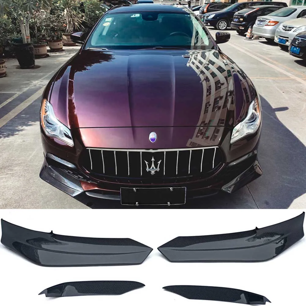 For-Maserati-President-Carbon-Fiber-Front-And-Rear-Lip-Chin-Rear ...