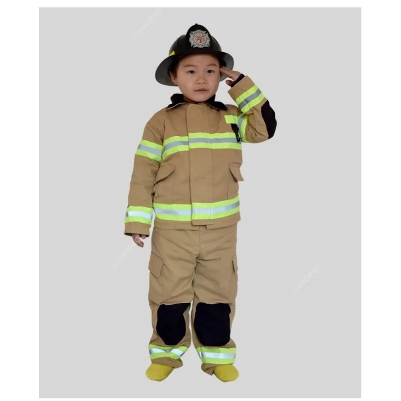 High-Quality-Kids-Fireman-Sam-Cosplay-Costumes-Cotton-Linen-Fancy ...