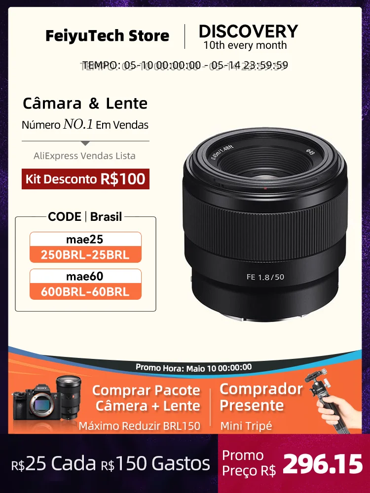 Sony Fe 50mm F1 8 Quadro Completo Lente De Câmera Digital Sem Espelho
