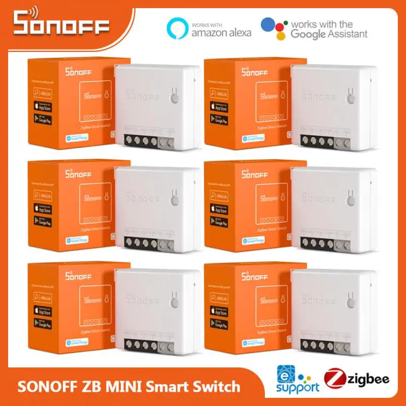 SONOFF-interruptor inteligente ZB MINI Zigbee 3,0, interruptor de dos ...