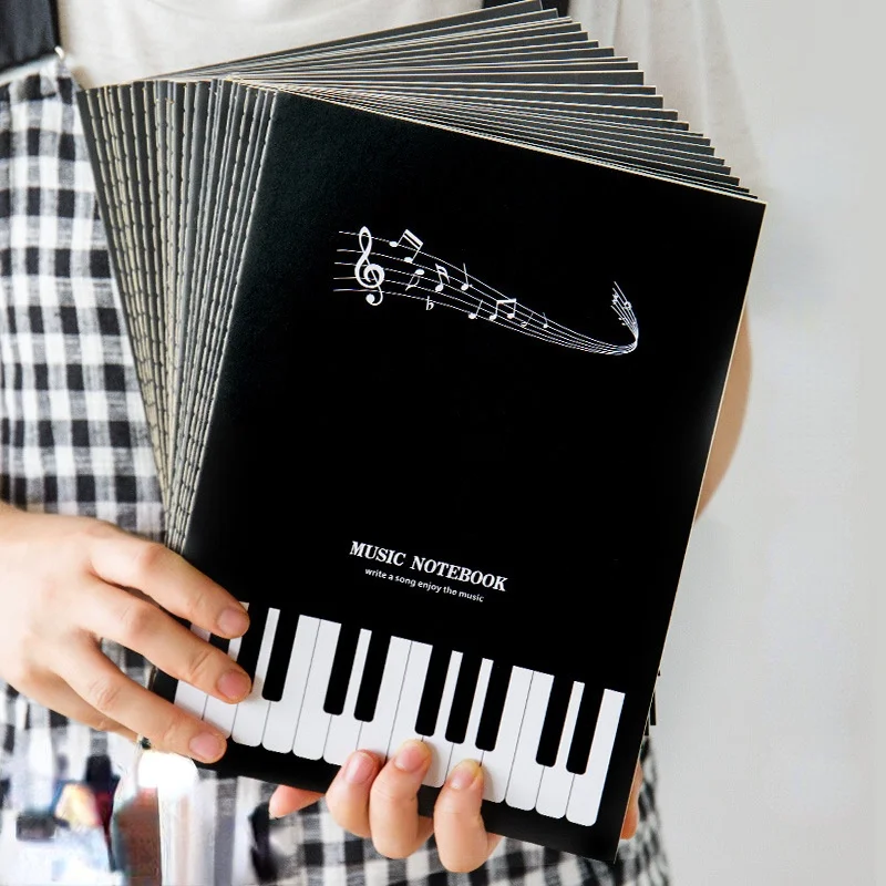 1pcs 36 Sheets Stave Notebook B5 Soft Copy Thickened Music Score Book ...
