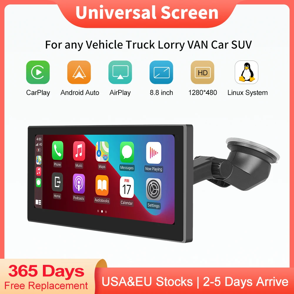 Road-Top-8-8-Touch-Screen-Wireless-CarPlay-Android-Auto-AirPlay-GPS ...