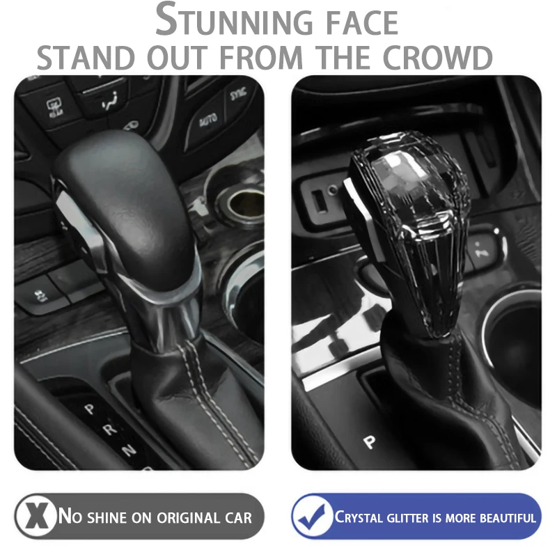New For chevrolet cruze gear knob Orlando crystal handle with led light ...