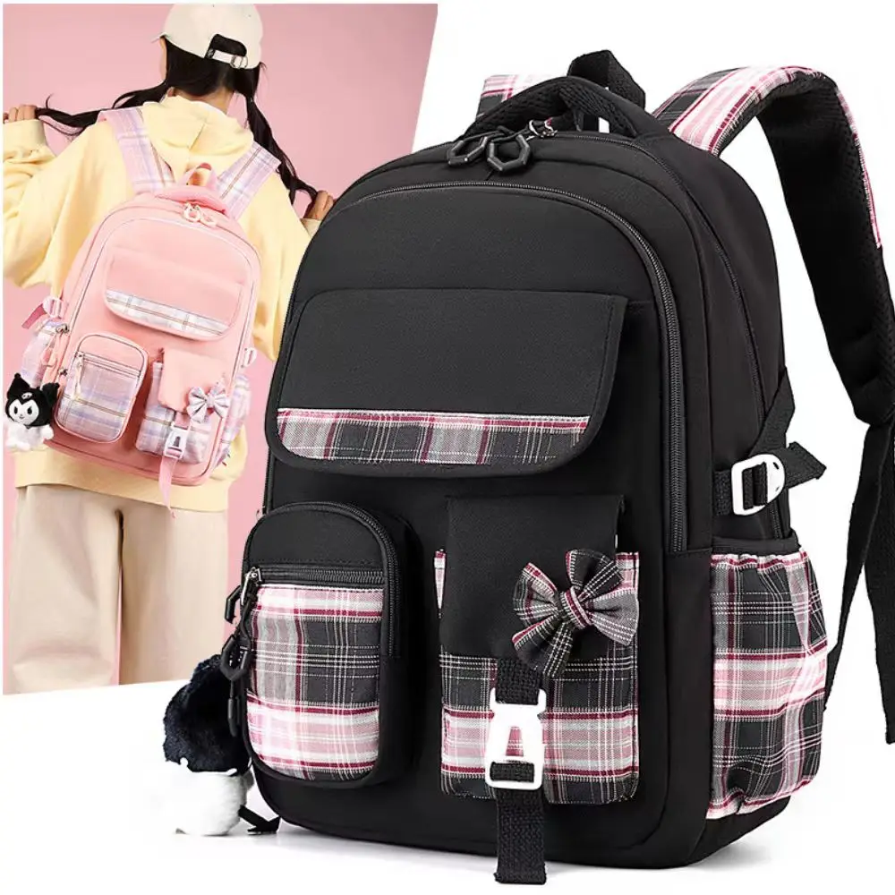 2025 New Student Backpack, Cartoon Cute Girl Backpack, Multi Pocket ...