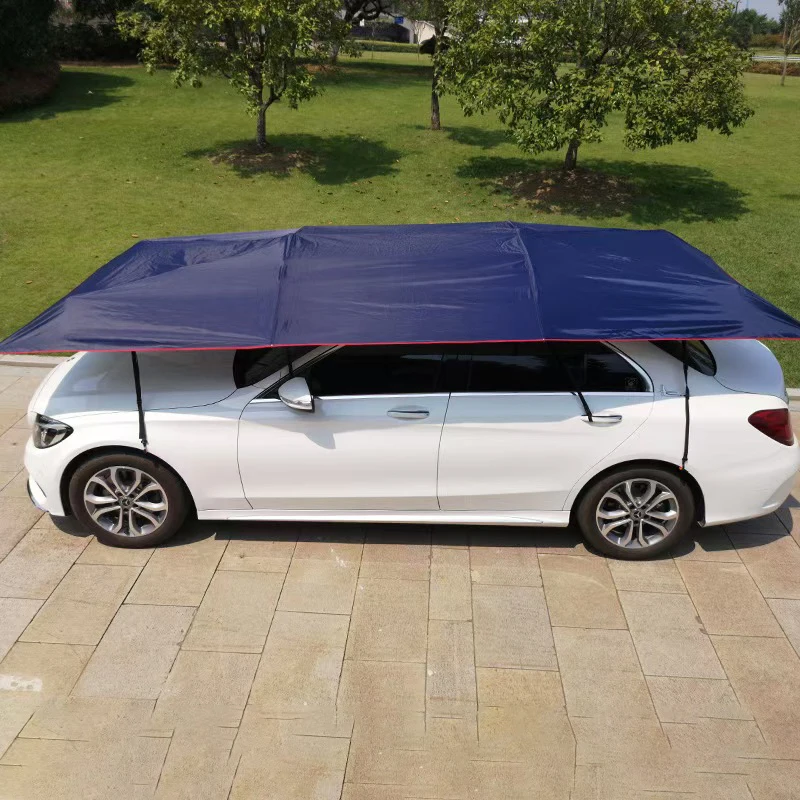 Car Umbrella Semi-Automatic Awning Tent Auto Smart Insulated Cover ...