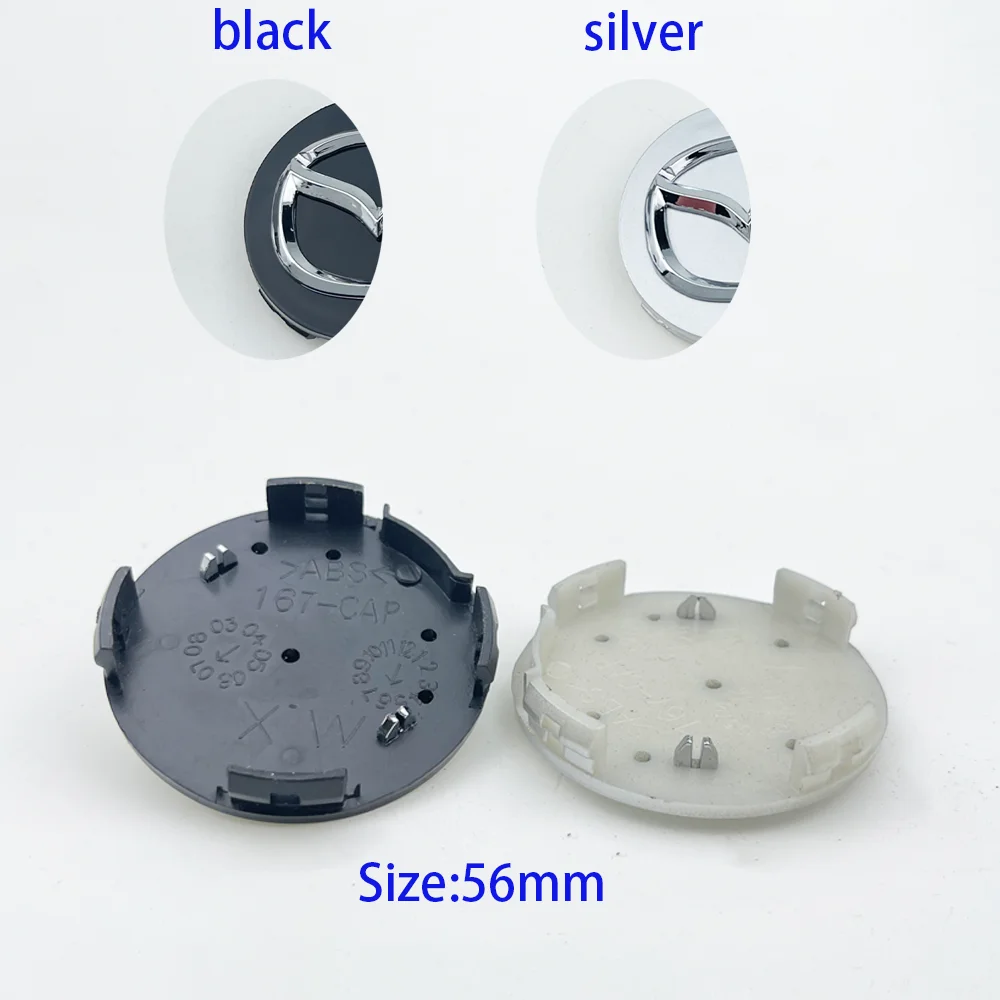 80pcs 56mm Car Wheel Center Cap Rim Hub Covers Automobile Logo For ...