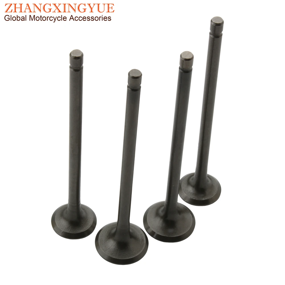 Scooter 4PC Intake And Exhaust Valves For Vespa GT200 GTS250 GTV250 ...