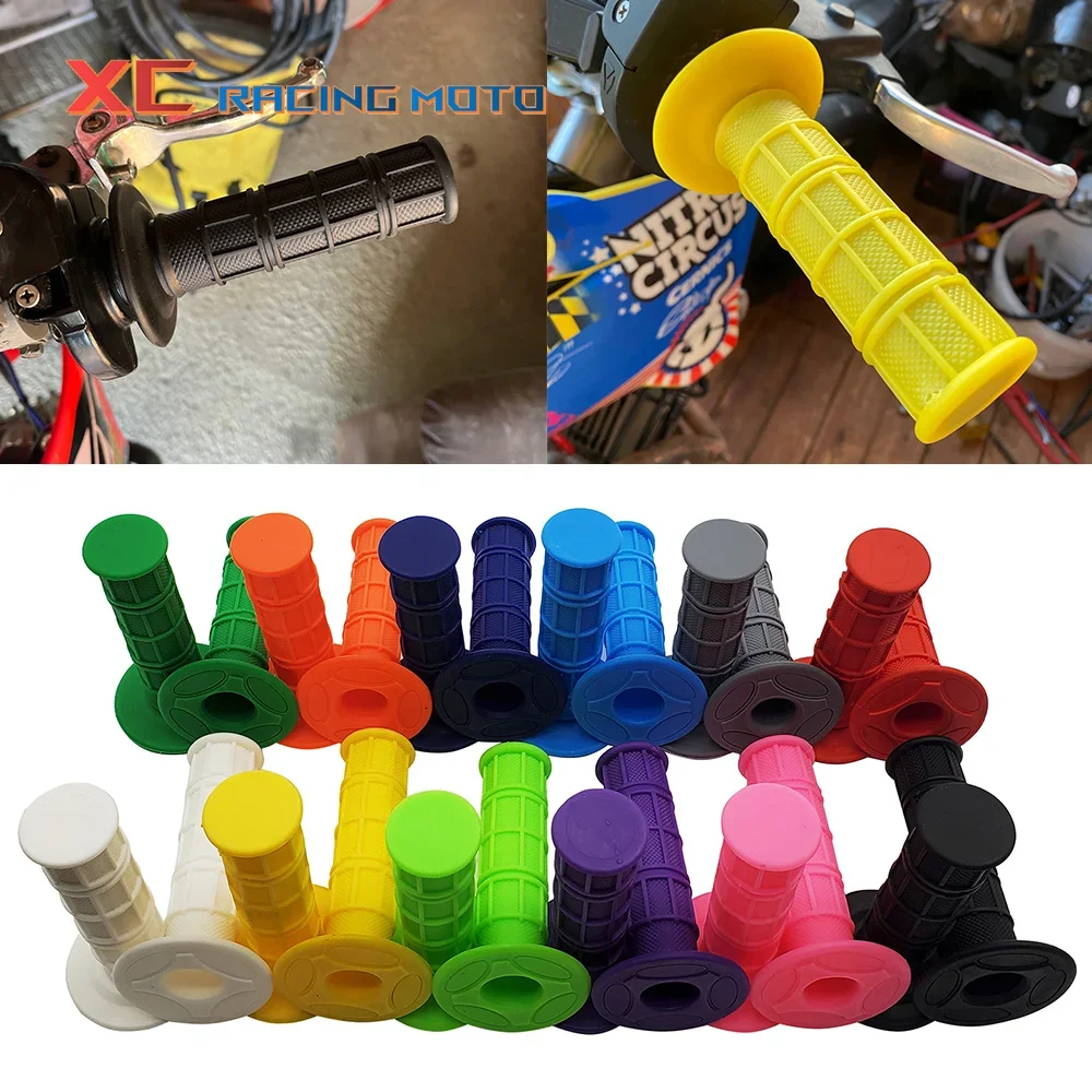 12-Colours-Handle-Grips-Dirt-Pit-Bike-Motorcycle-Motocross-22mm ...