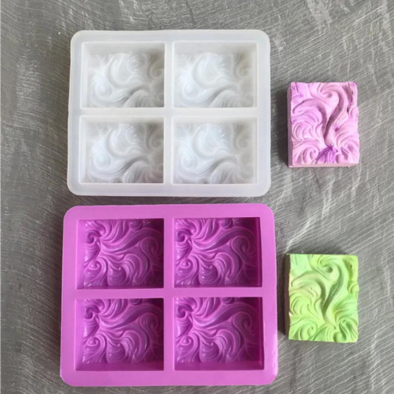 4 cavidades ovais oliveira silicone sabão molde diy sabão fazendo kits ...