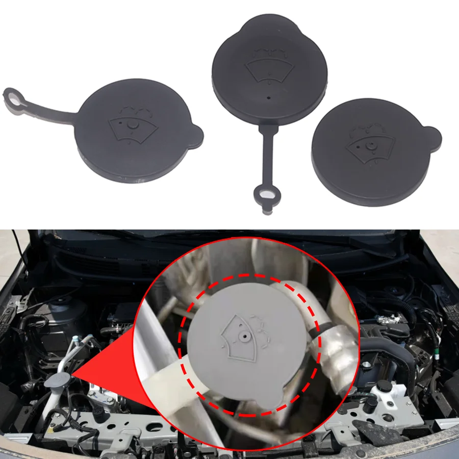 Car Styling Windshield Wiper Washer Fluid Reservoir Cover Water Tank ...