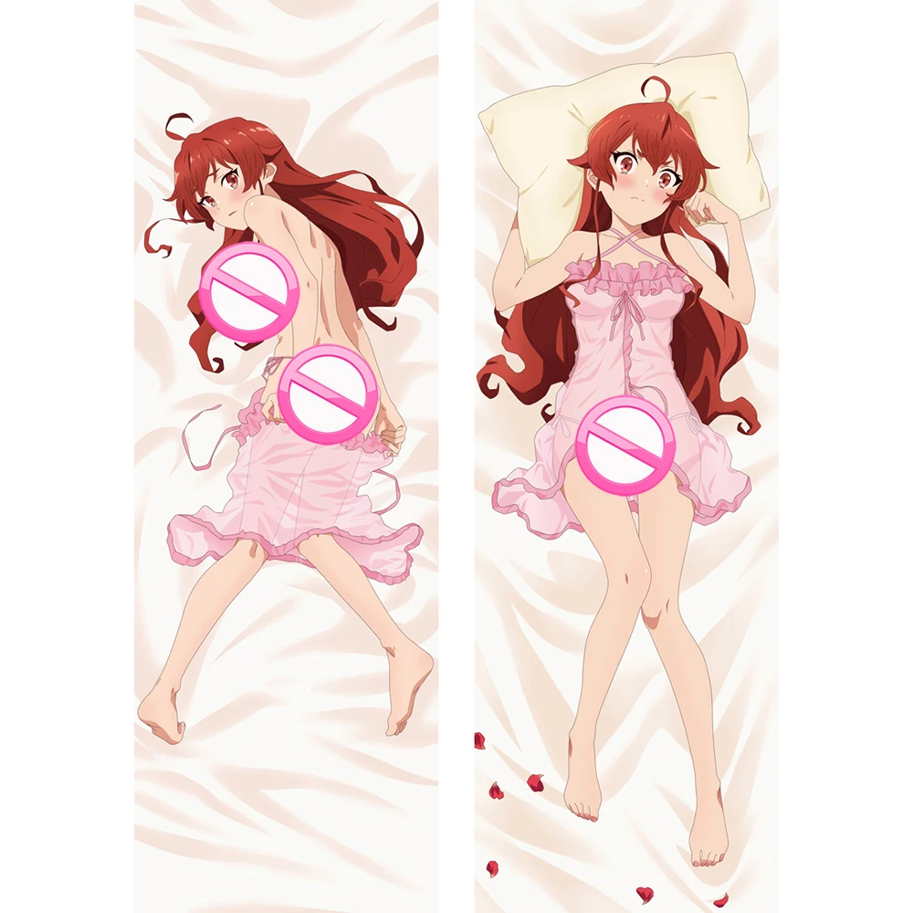 60x180cm Jobless Reincarnation Cosplay Pillowcase Mushokutensei Double Side Printing Bedding ...