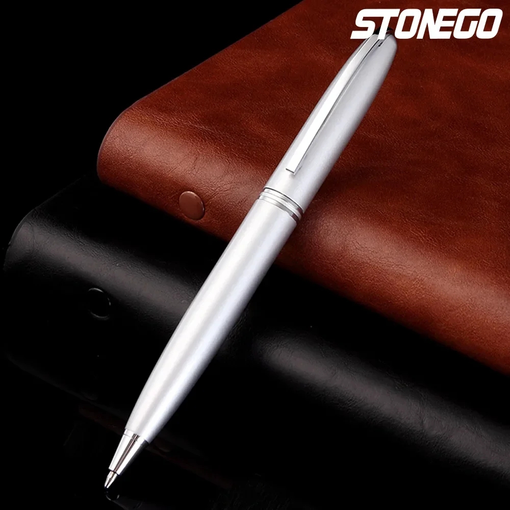 STONEGO Retractable Twist Metal Ballpoint Pens, Rollerball Pen Medium ...