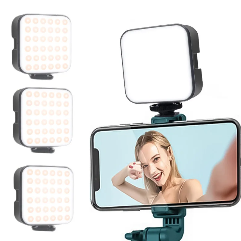 Dimmable Mini LED Video Fill Light Smartphone SLR Camera DSLR Mini Night Photographic Fill ...