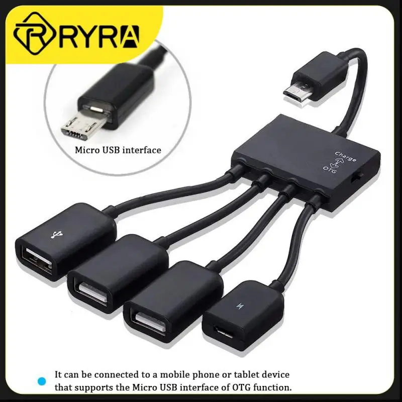 New-High-Quality-4-Port-Micro-USB-to-USB-for-Android-Tablet-Computer-PC ...
